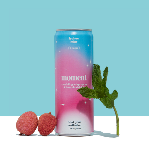 Lychee Mint Adaptogen Drink [12 Pack] - DrinkMoment.com